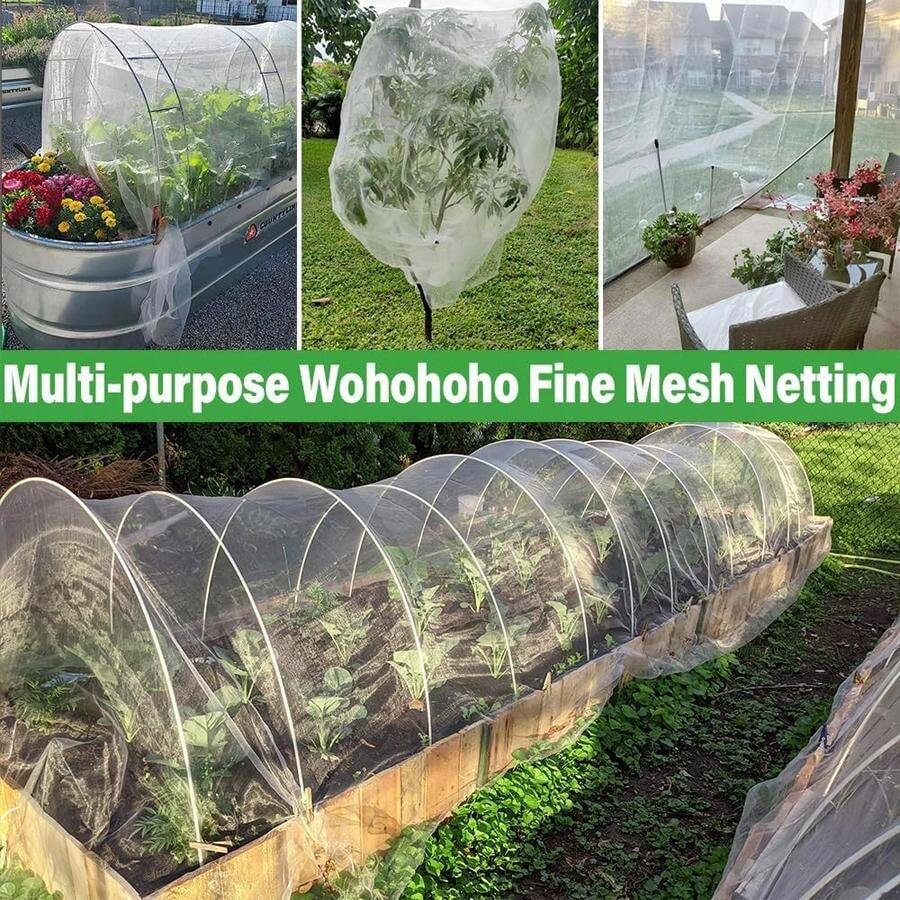 Garden Insect Netting, Barrier To Protect Garden Vegetables, Fruits ...