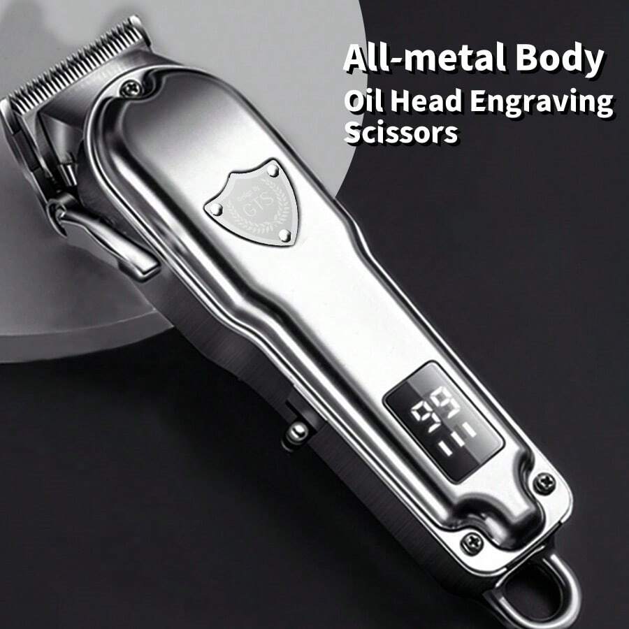 GTS Wireless Electric Hair Clipper With Digital Light Display 2000mAh ...