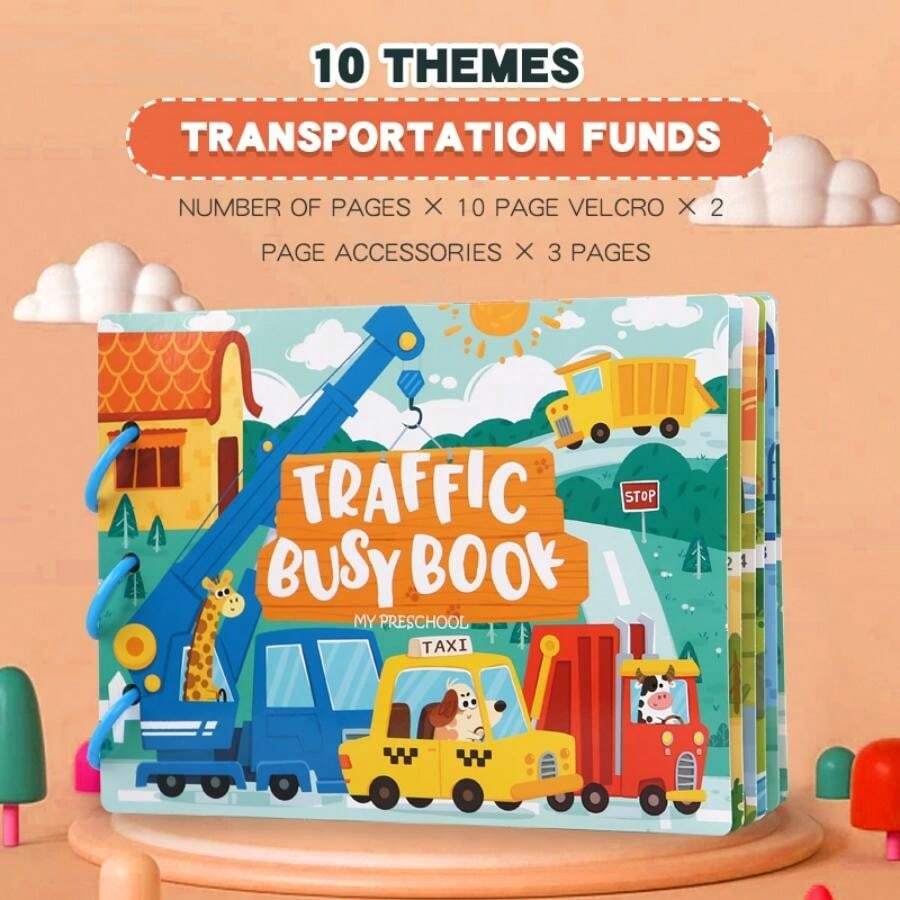 Paper Tear Pull Early Education, Quiet Books, A Variety Of Shapes Can ...