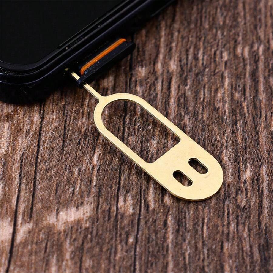 Luxury Golden Sim Card Tray Pin Eject Removal Tool, Needle Opener ...