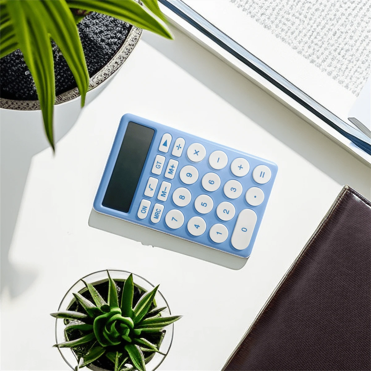 1pc Large Screen Calculator, Cute Creative Macaron Colored Simple ...