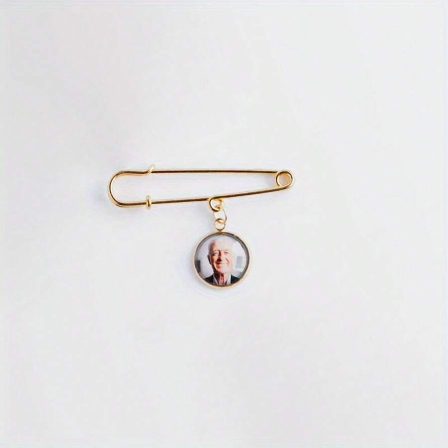 [Personnalisable] Broche de vêtement personnalisée, image ou texte ...