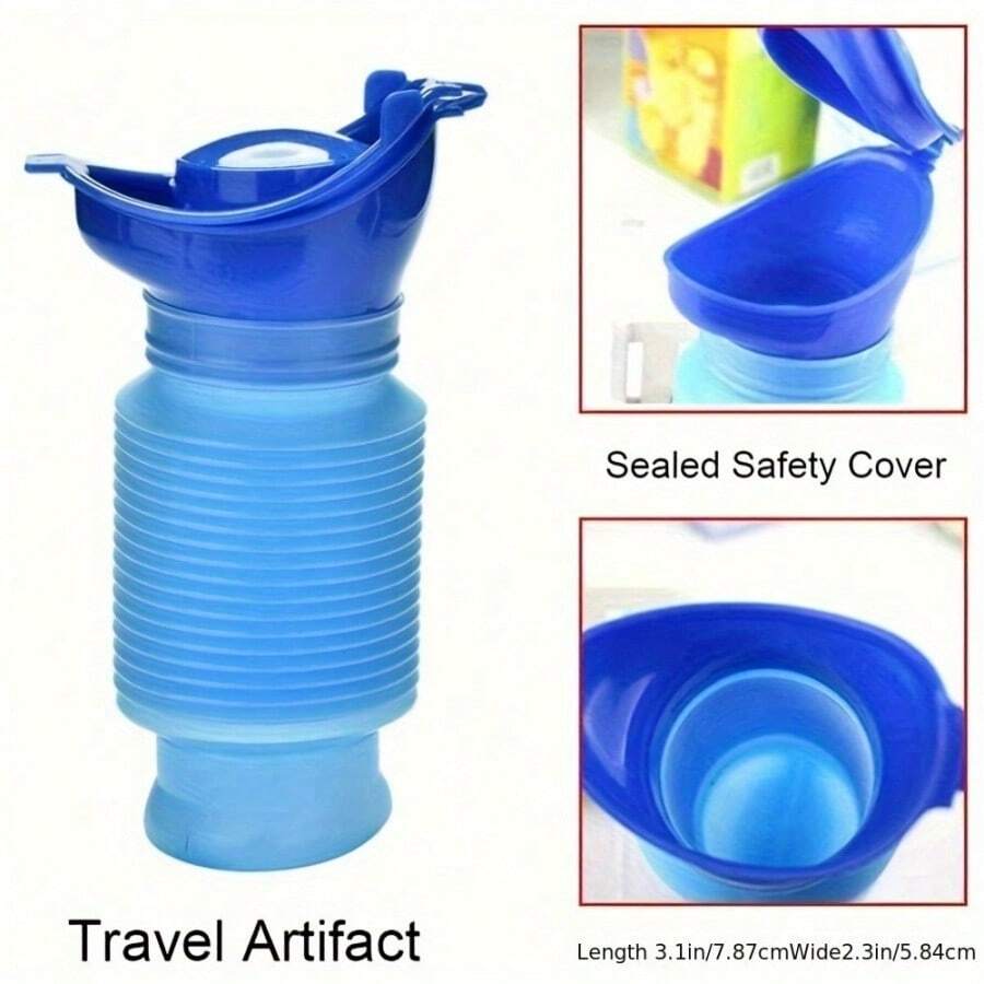1pc Collapsible Portable Travel Urinal For Men, WomenReusable Urinal For Camping And Long Trips ...