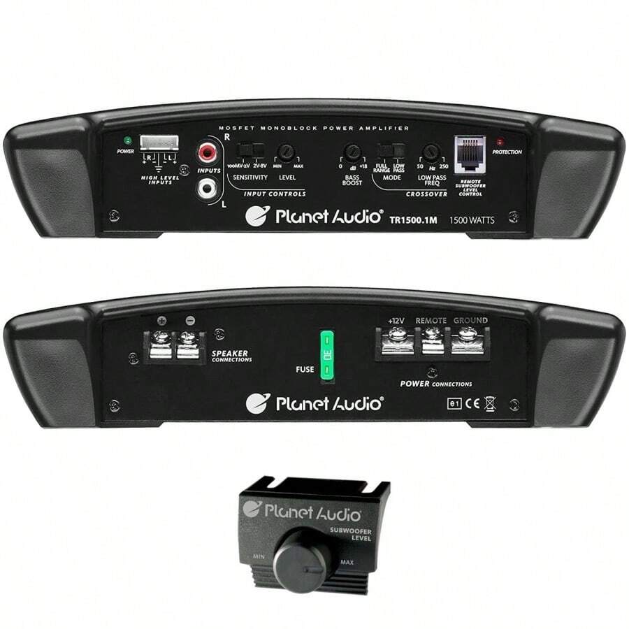 PLANET AUDIO Amplificador monoblock para automóvil de la Serie Torque ...