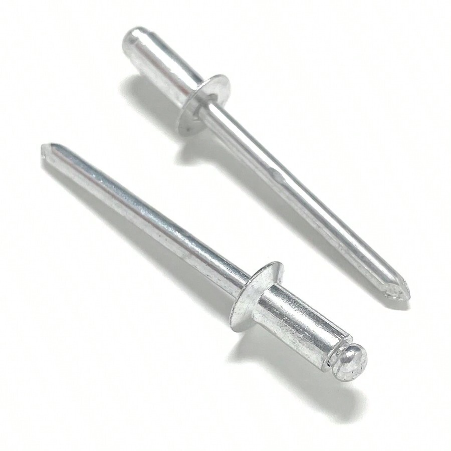 100 Pcs Aluminum Pop Rivets Flat Head Countersunk Blind Every Size And ...