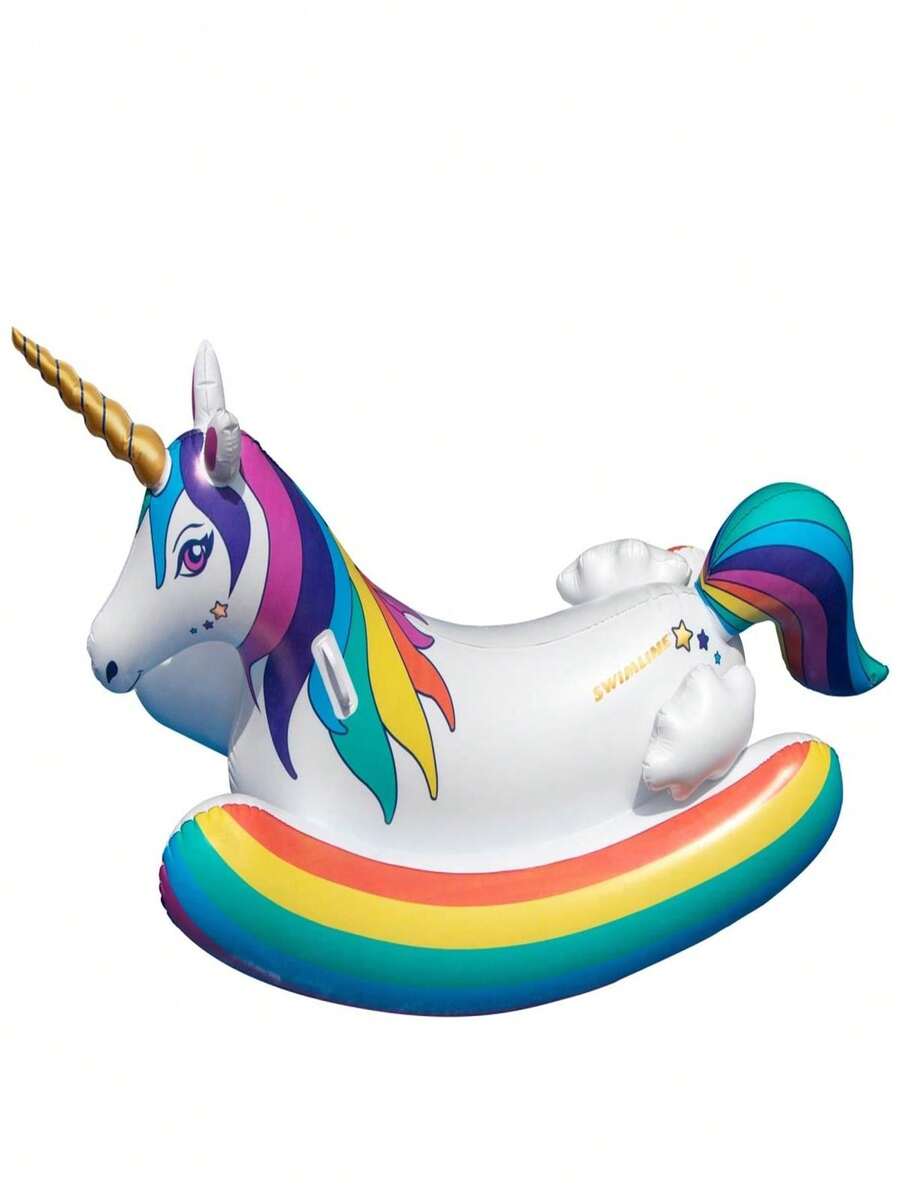 Unbeatablesale Swim Central 33386207 14 In. Inflatable Unicorn Rocker ...