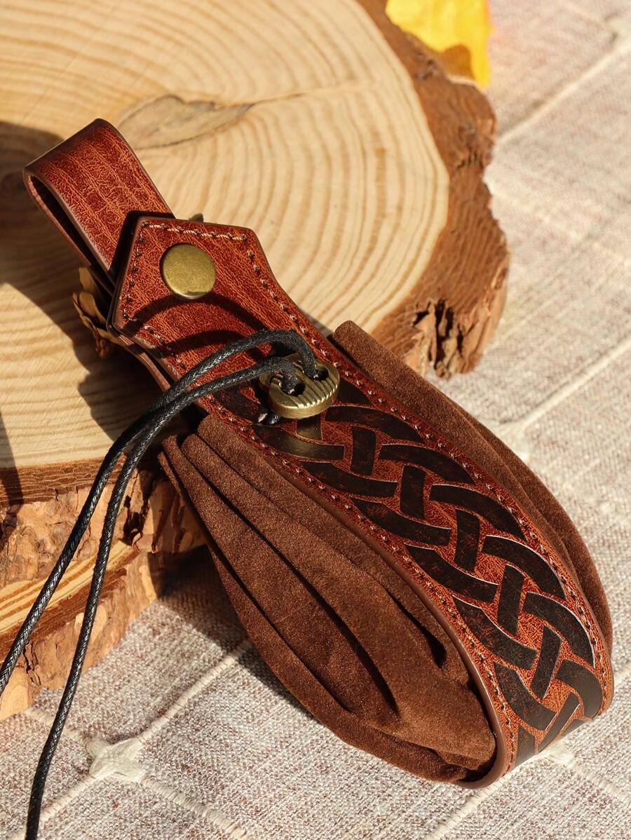 Steampunk Viking Style Medieval Pouch With Belt Coin Purse Retro Waist ...