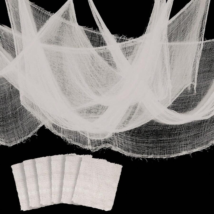 5 PCS Halloween Creepy Cloth,Scary Spooky Cloth Creepy Gauze-30 X ...