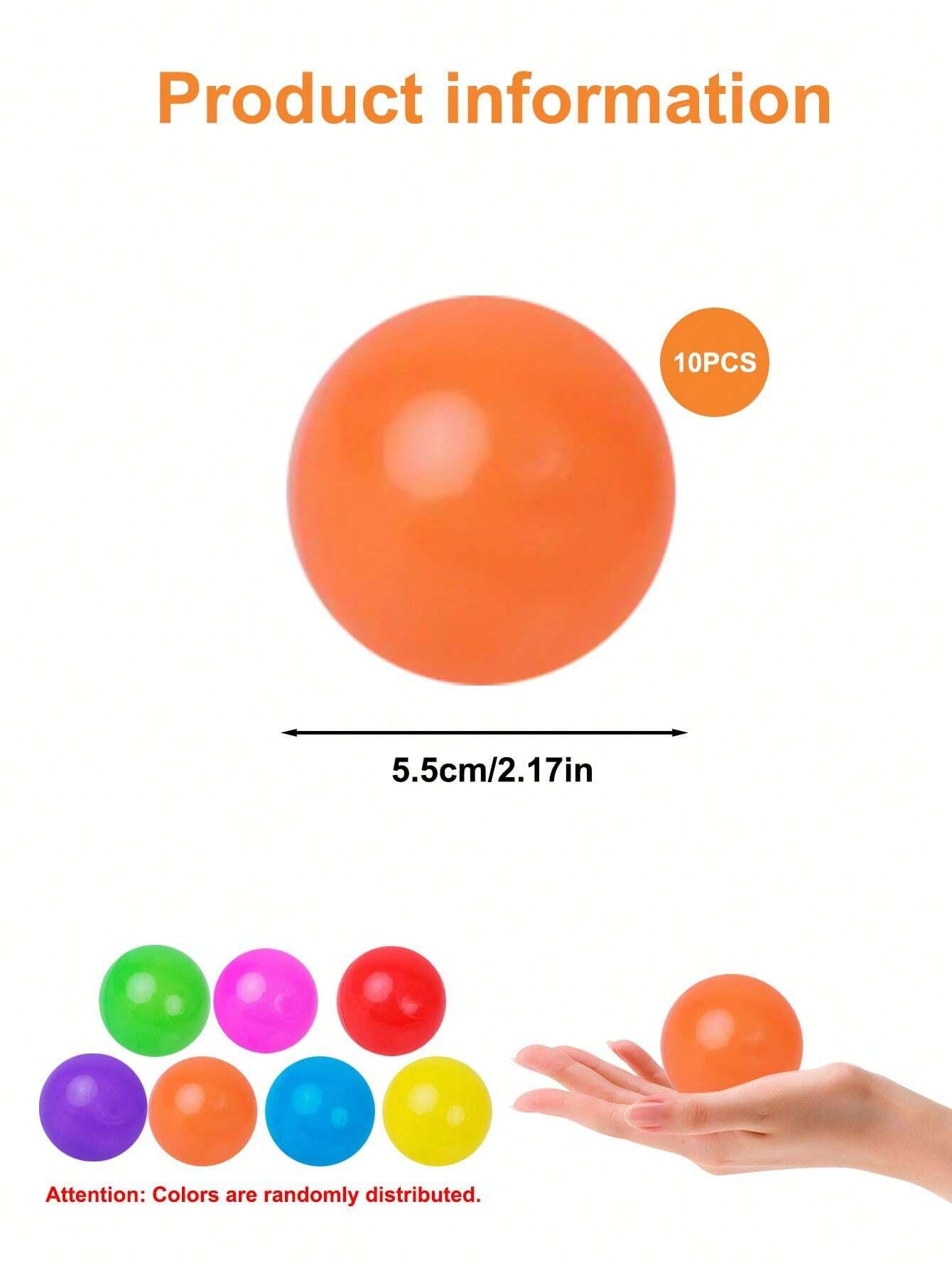 100Pcs Soft Plastic Mini Ball Pit Balls Crush Proof For Baby Toddler ...