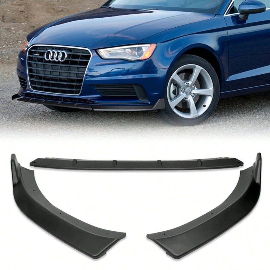 For 2014 2015 2016 Audi A3 Sport Front Bumper Body Splitter Spoiler Lip ...