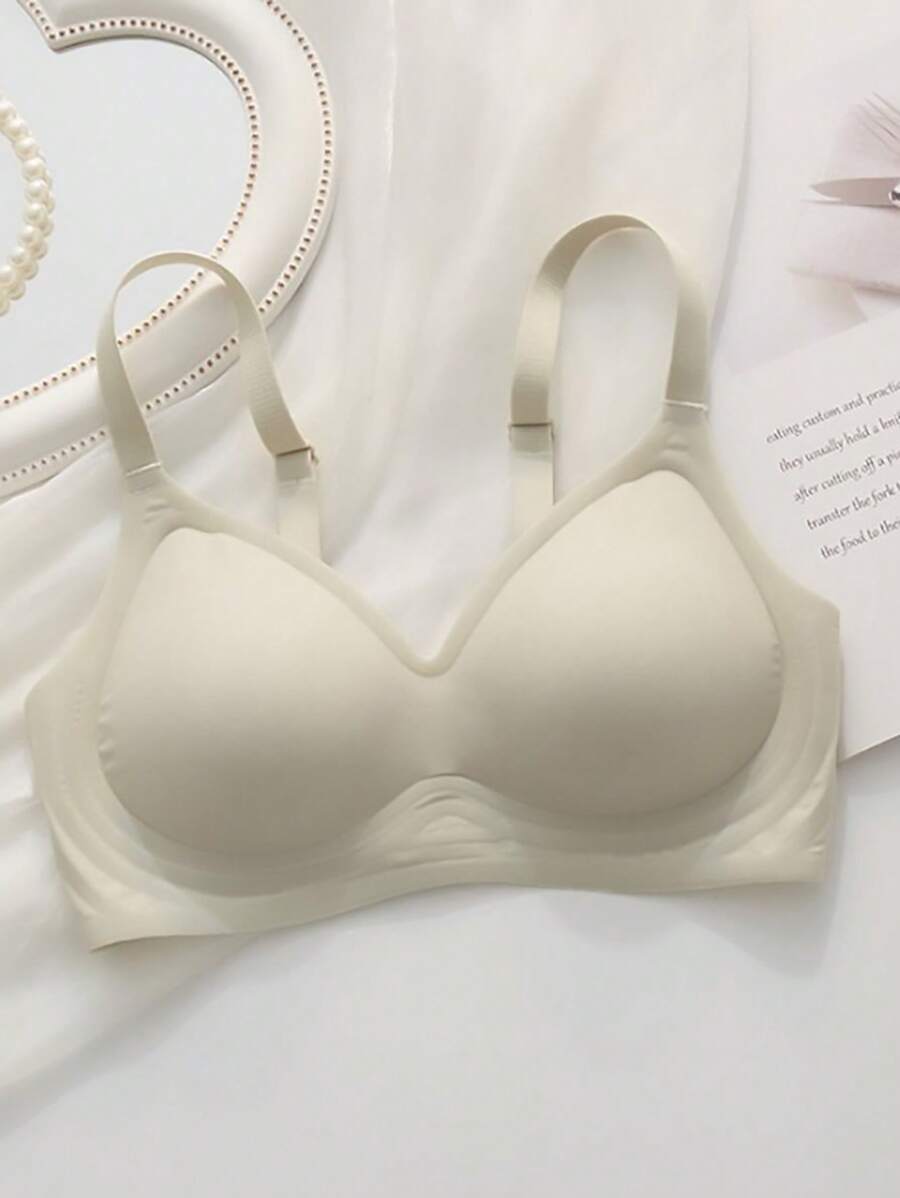 Seamless Jelly Bra Sweet Comfortable Push-Up Bra For Small Chest With ...