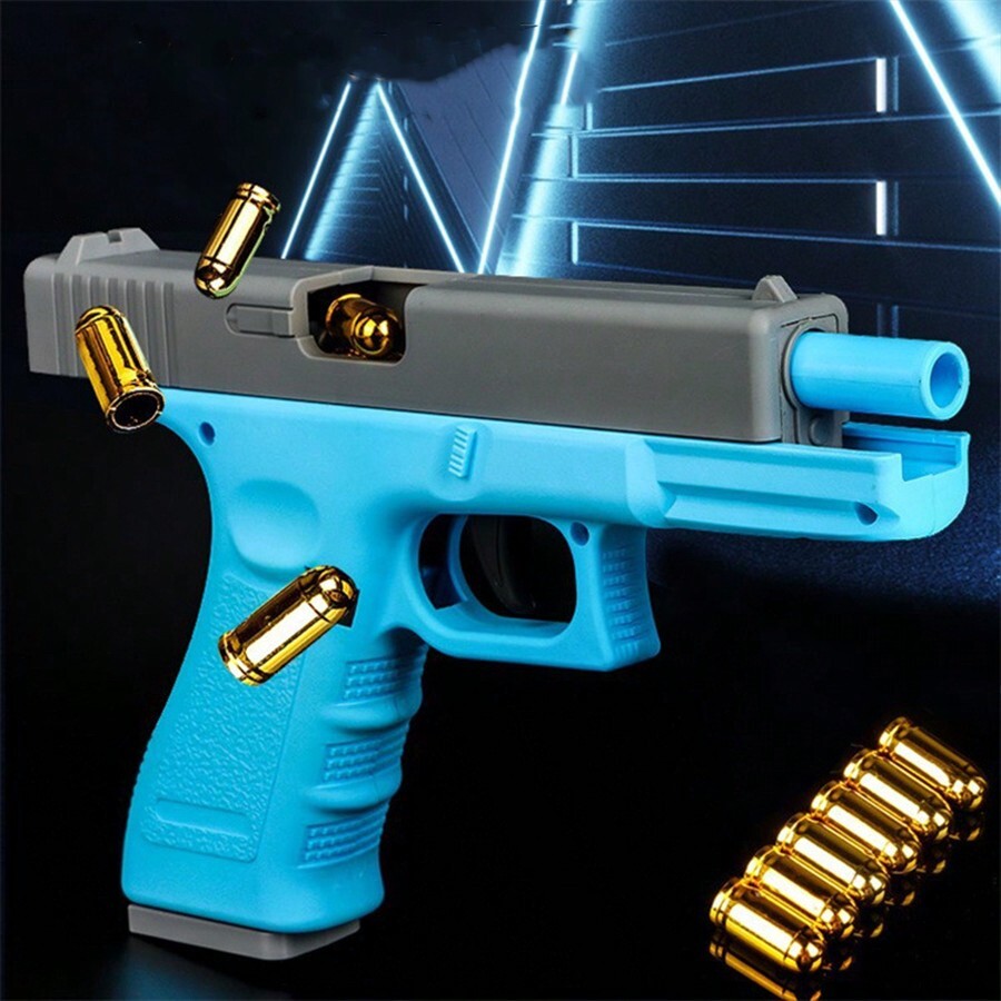 1pc Random Style Automatic Toy Gun With Shell Ejection, Full Auto ...