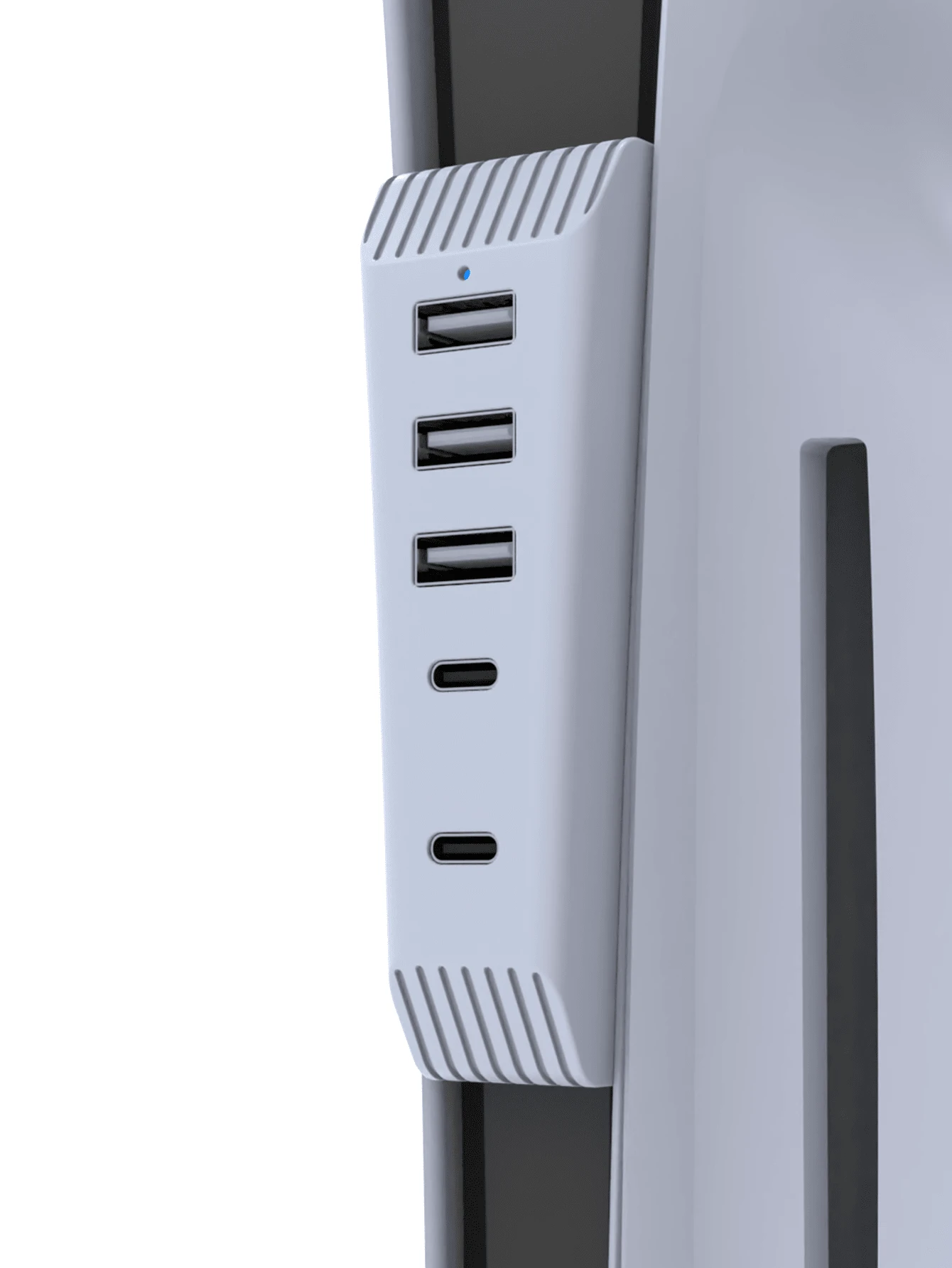 Hub USB compatível com PS5 Slim, 5 em 1 USB e expansor de porta TYPE-C ...