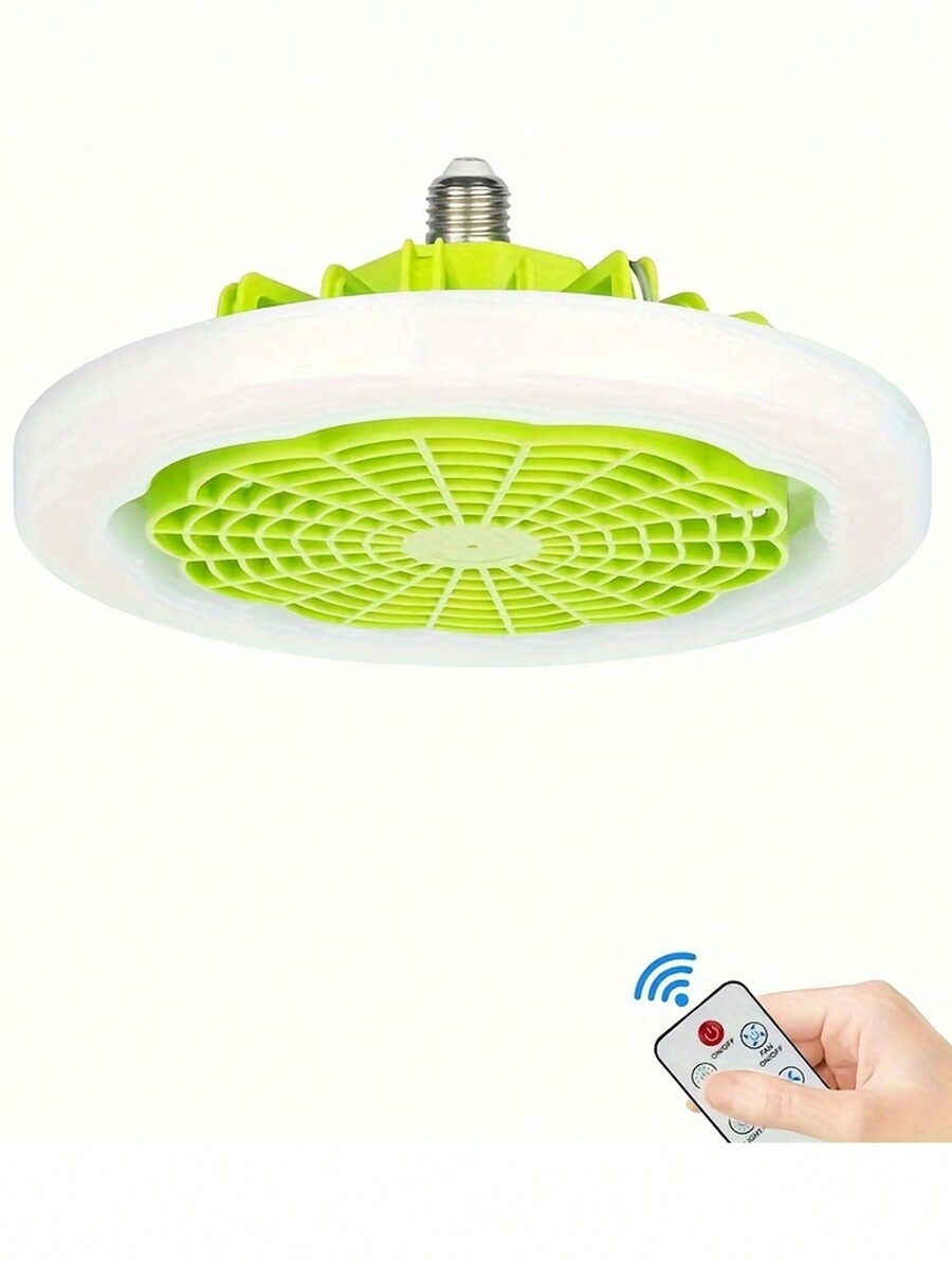 Smart LED Ceiling Fan Light With Remote Control, Modern Bedroom Wall ...