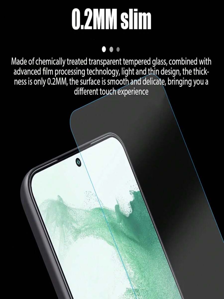 2PCS Transparent Tempered Glass Compatible With Samsung Galaxy S24 Ultra S24 PLUS S24 S23FE S23 ...