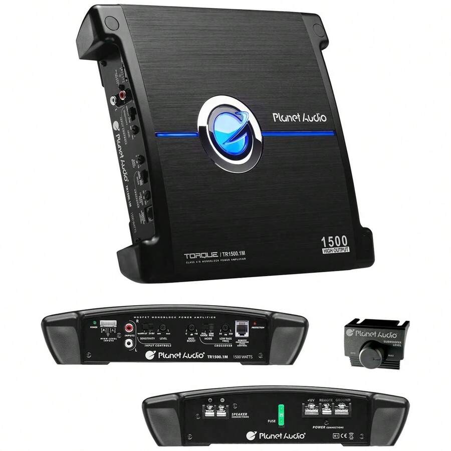Planet Audio Planet Audio Monoblock Car Amplifier 1500W Class A/B ...