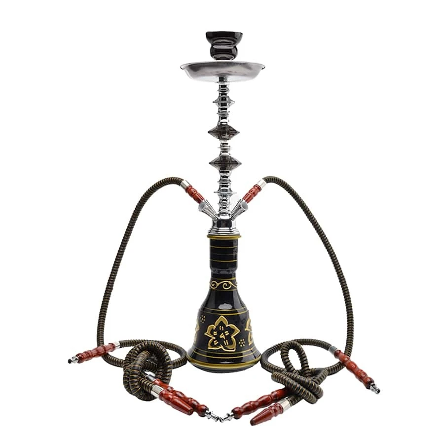 1set Exquisite Medium-Sized Four-Tube Hookah Shisha Kit For Women Bar ...