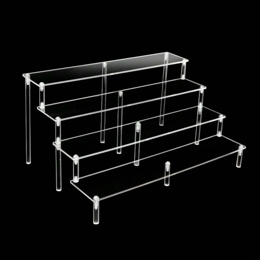 40cm/15.7in Acrylic Display Stand, Stair-Shaped Display Stand For ...