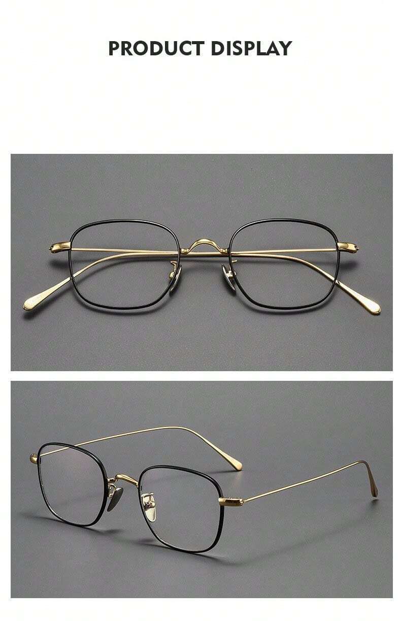 Ultra-Light Small Titanium Gold Wire Eyeglasses Frame For Women, Small ...