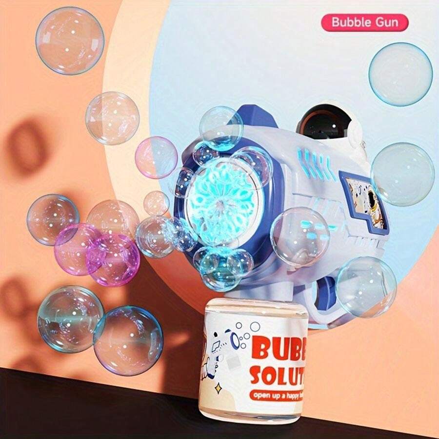 Bubble Machine, Electric Handheld Bubble Gun, Fully Automatic Children ...