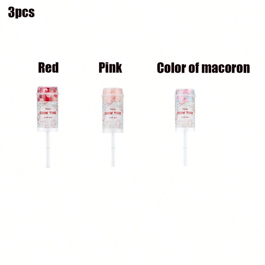 Party Popper Confetti Launcher, Multi-Color Paper Confetti Popper For ...