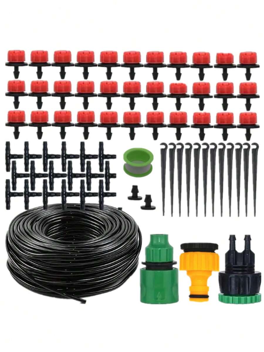 1set 30m Tube Watering Kits Micro Drip Irrigation Home Garden ...