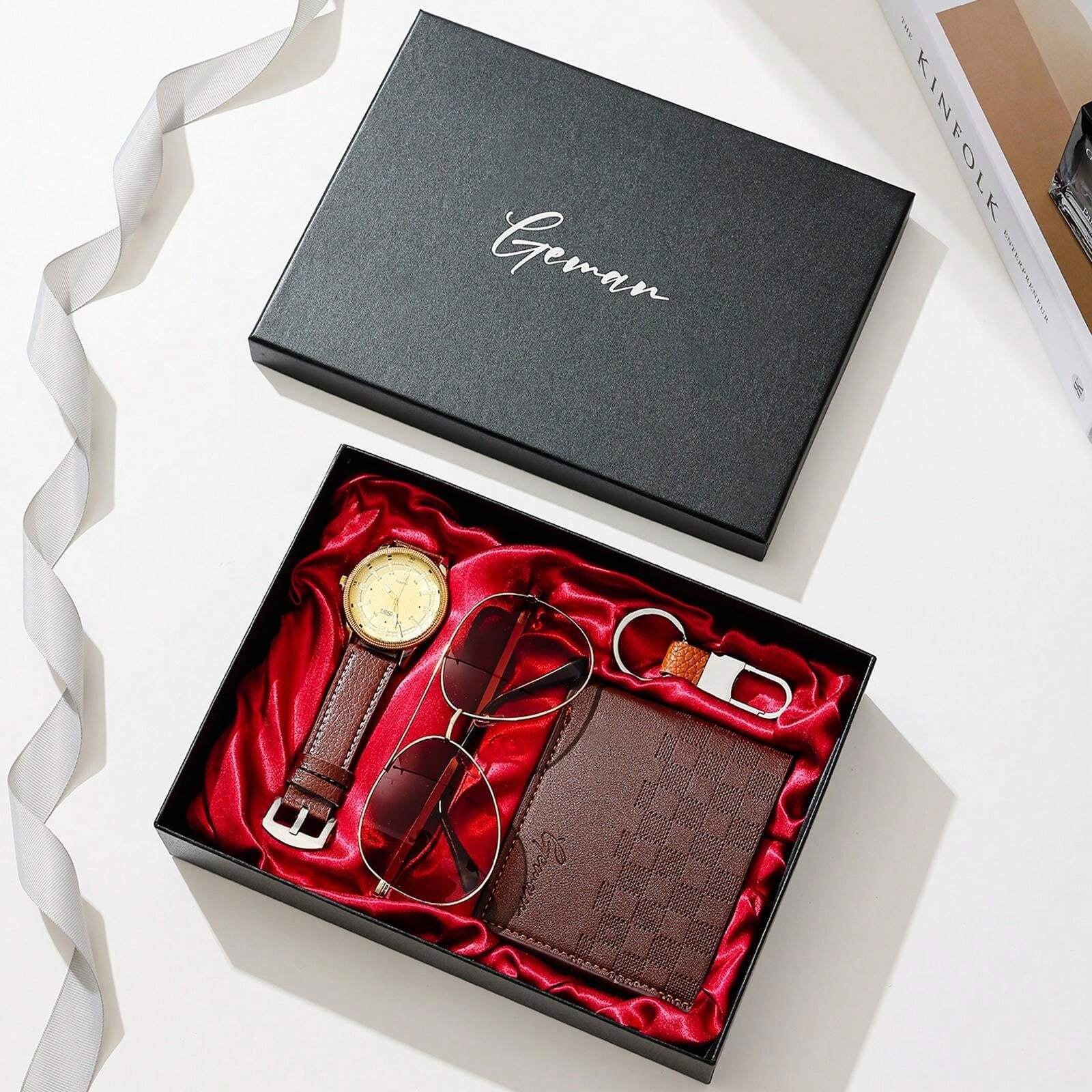 Men's Gift Box Set, Including Business Pen, Fashionable Watch ...