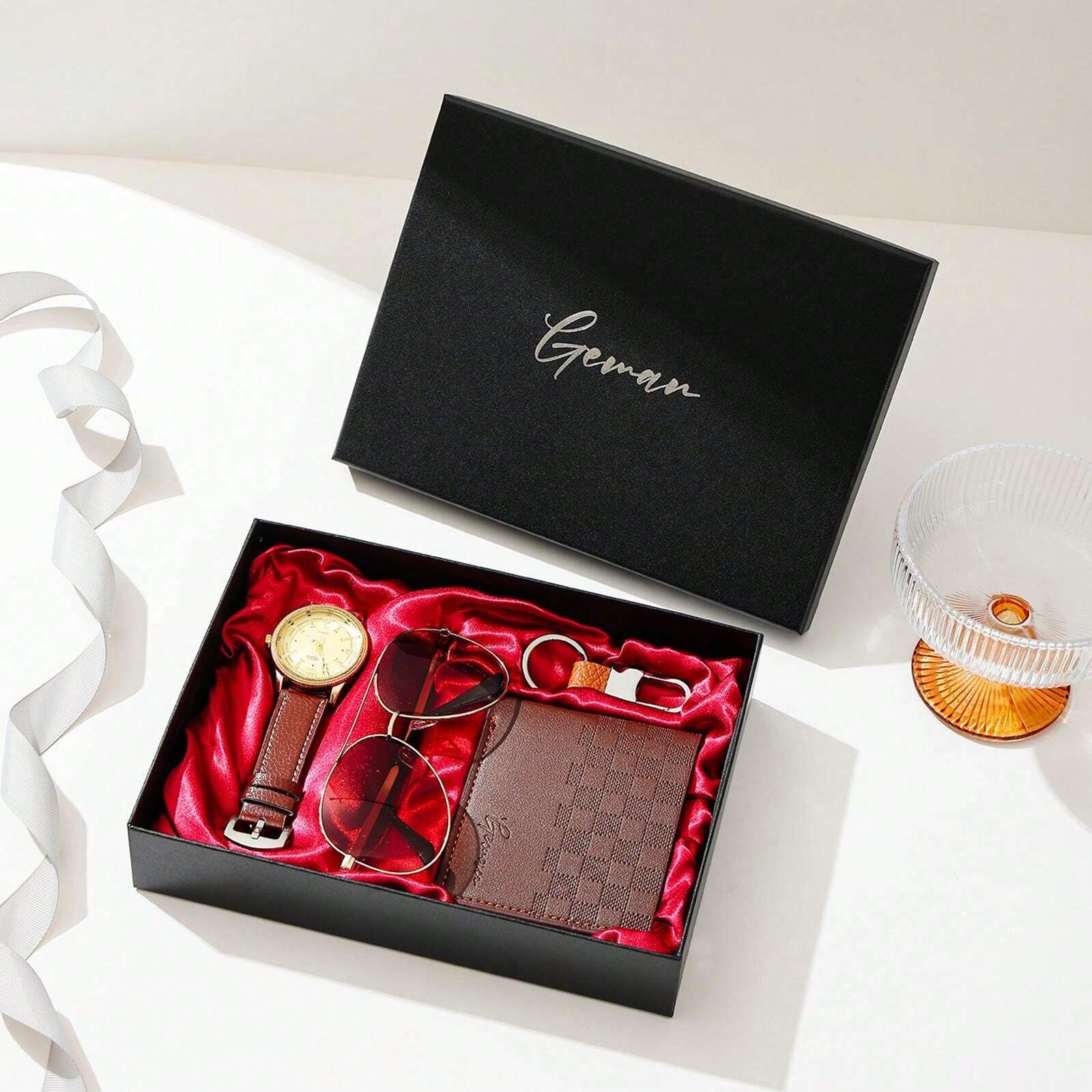 Men's Gift Box Set, Including Business Pen, Fashionable Watch ...