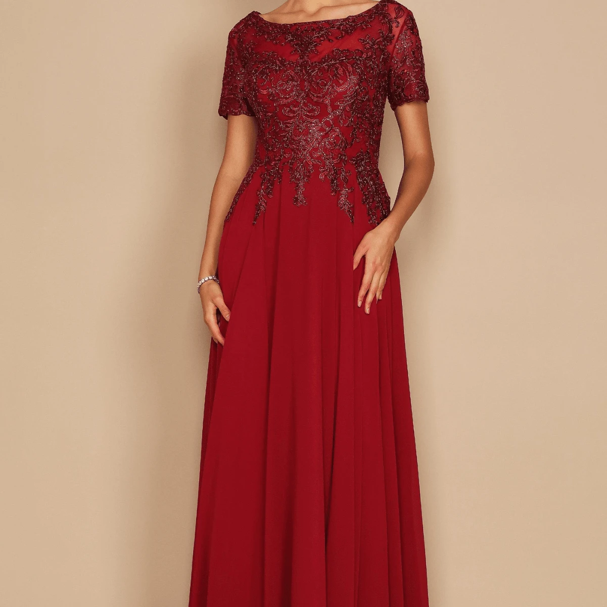 Short Sleeve Mother Of The Bride Formal Dress | SHEIN USA