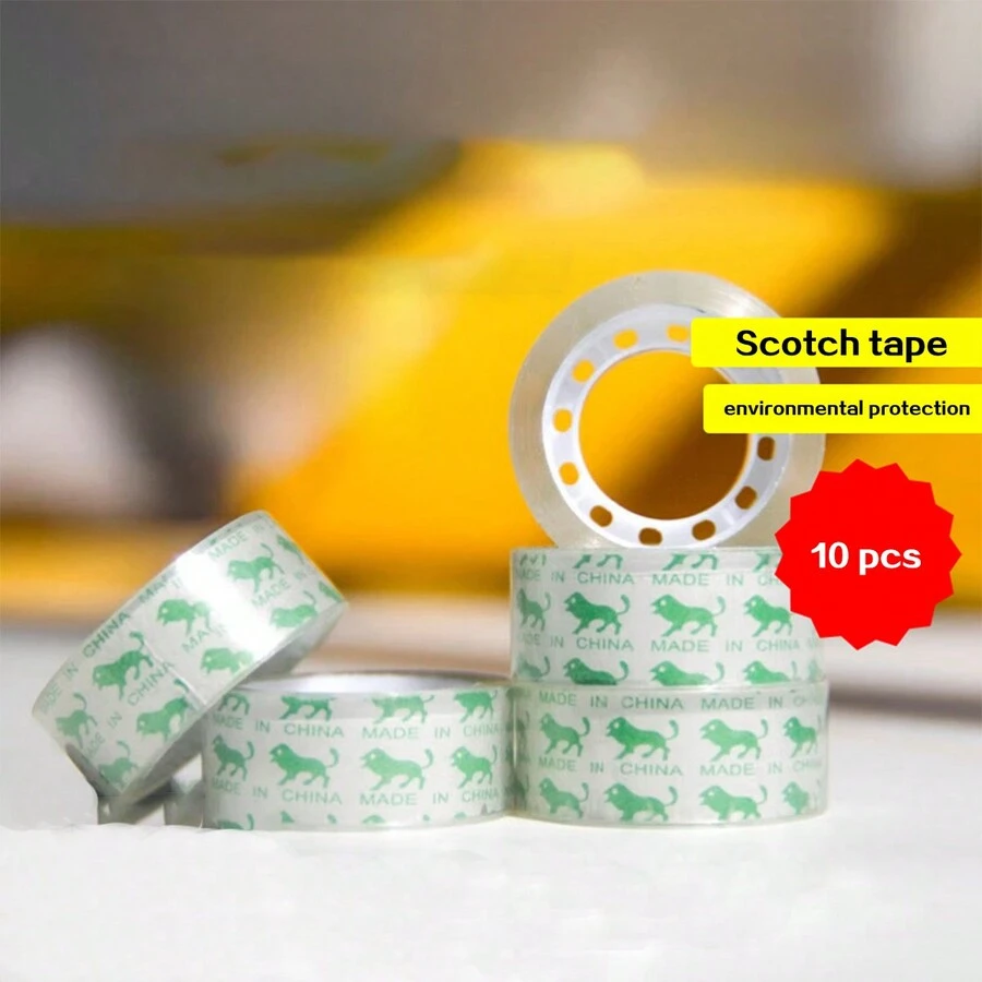 10 Pcs Office Scotch Tape Paper, High Toughness, Strong Tensile Force ...