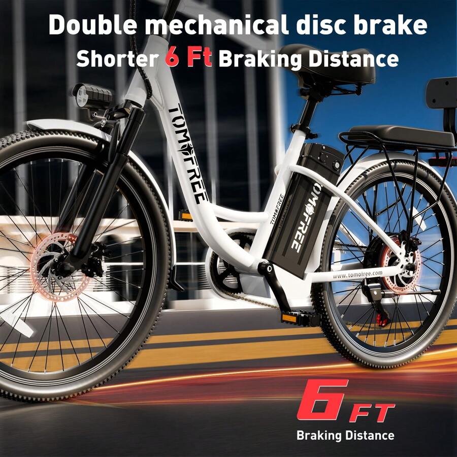 Tomofree CS20 Electric Bike For Adults, 22MPH 50 Miles Range 500W Motor 48V 20Ah Removable ...