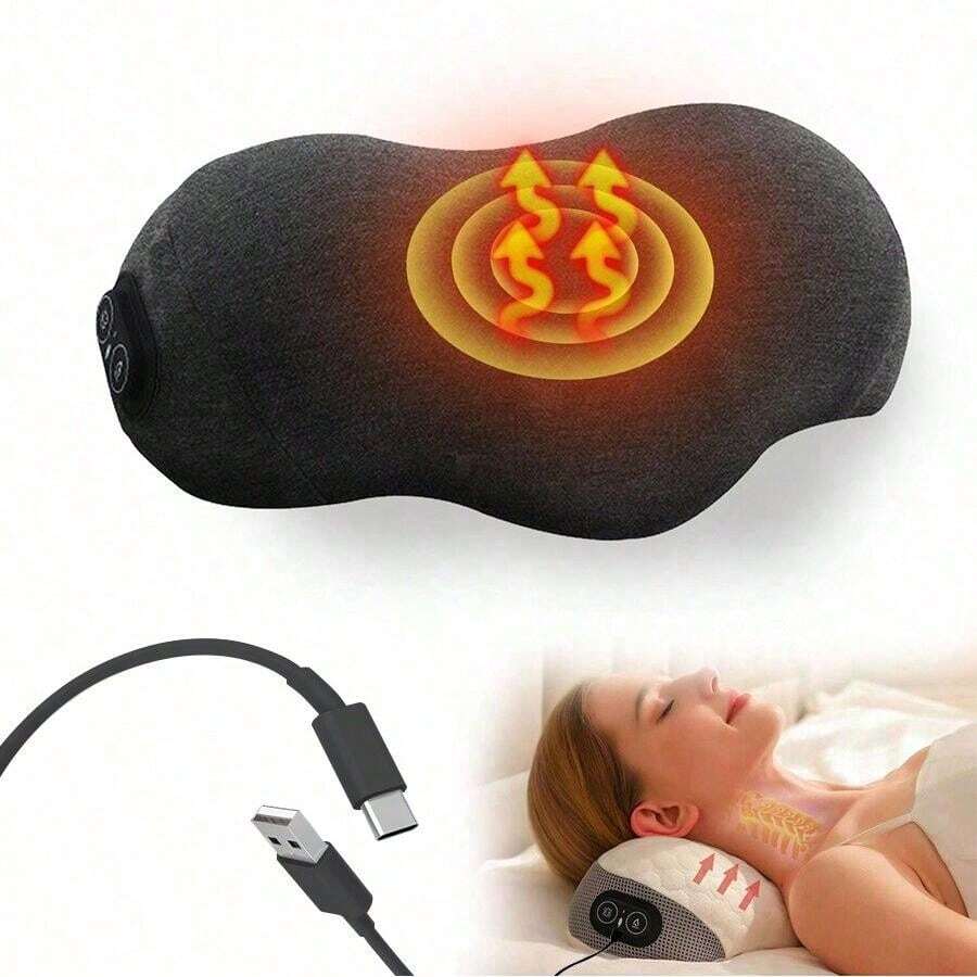 Neck Pillows Relieve Neck Discomfort, Memory Foam Neck Pillow With USB ...