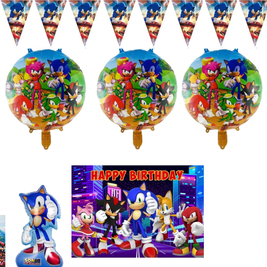 SONIC THE HEDGEHOG Sonic The Hedgehog Jumbo Cartoon Character ...