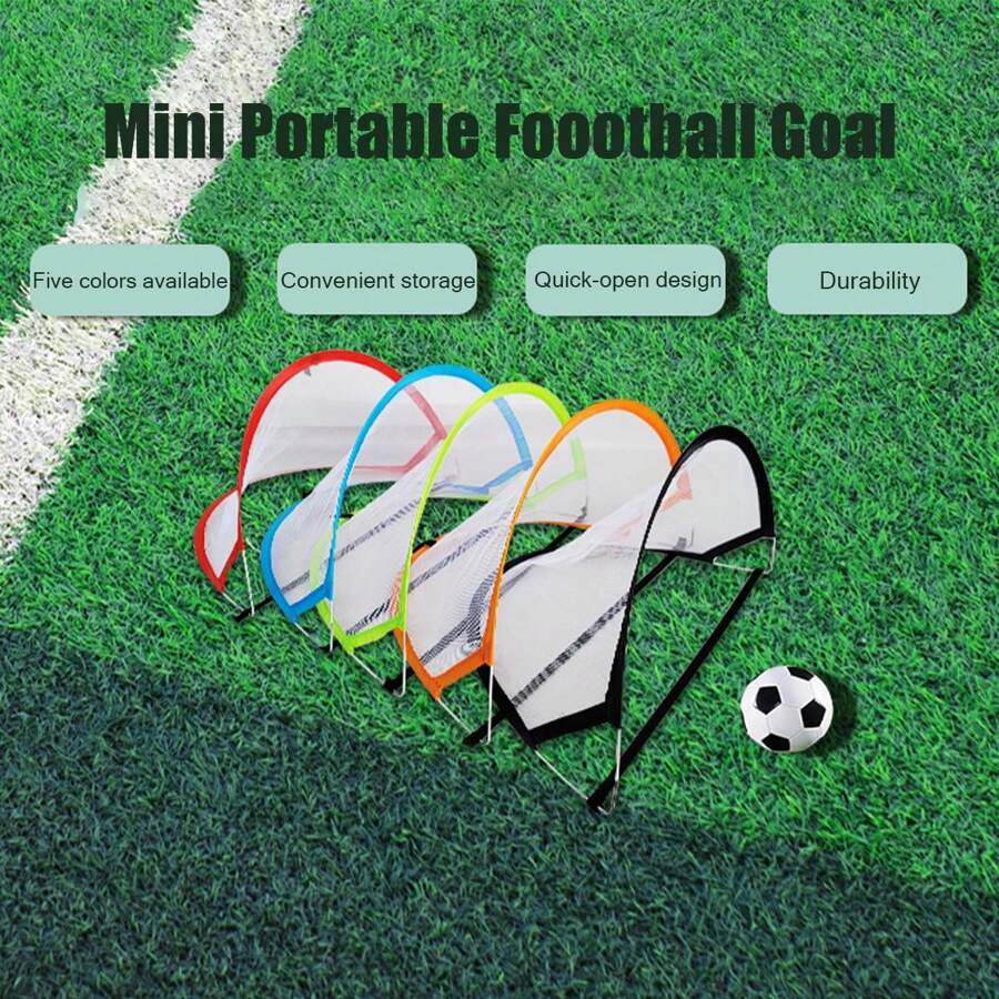 Mini Pop Up Soccer Goal - Portable Training Futsal Football Net - The ...