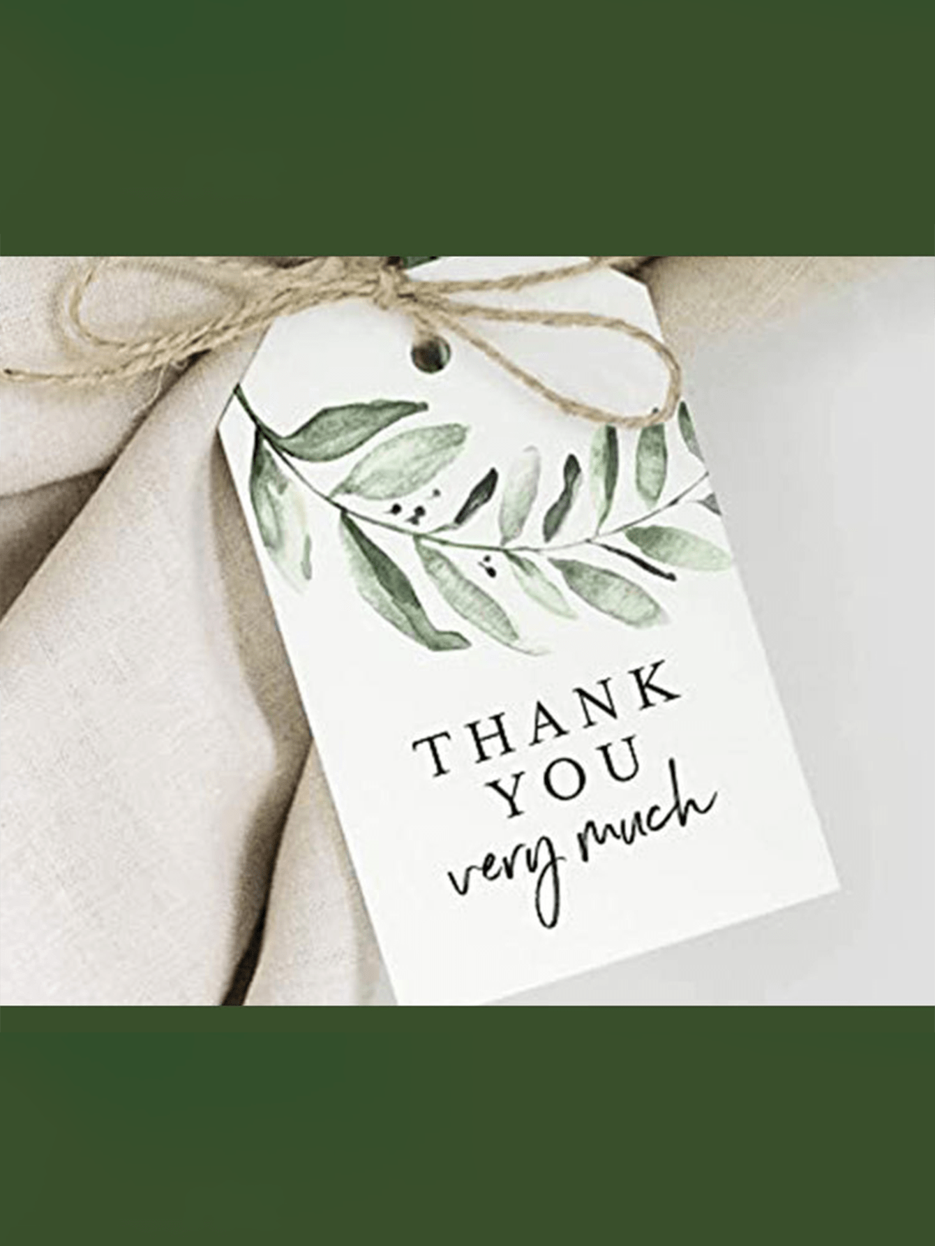 100pcs Thank You Gift Tags, Birthday Party Favor Tags, DIY Gift Pendant ...