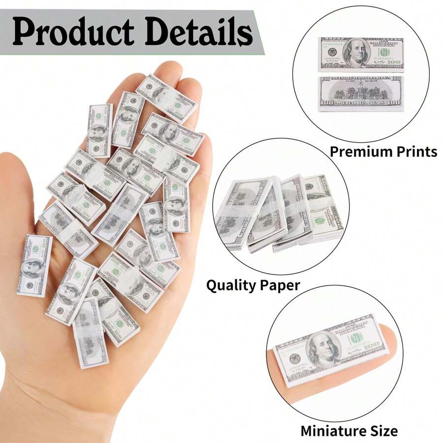 20pcs 156*66.3mm Banknotes, Realistic 100 Yuan Bill Replica Currency ...