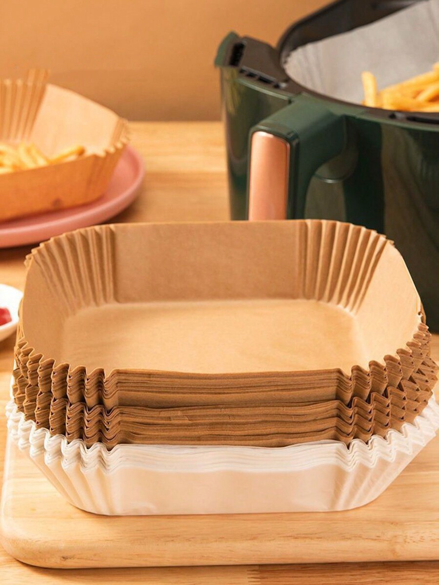 25/50/100pcs, Air Fryer Special Paper, Oil Blotting Paper, Household ...