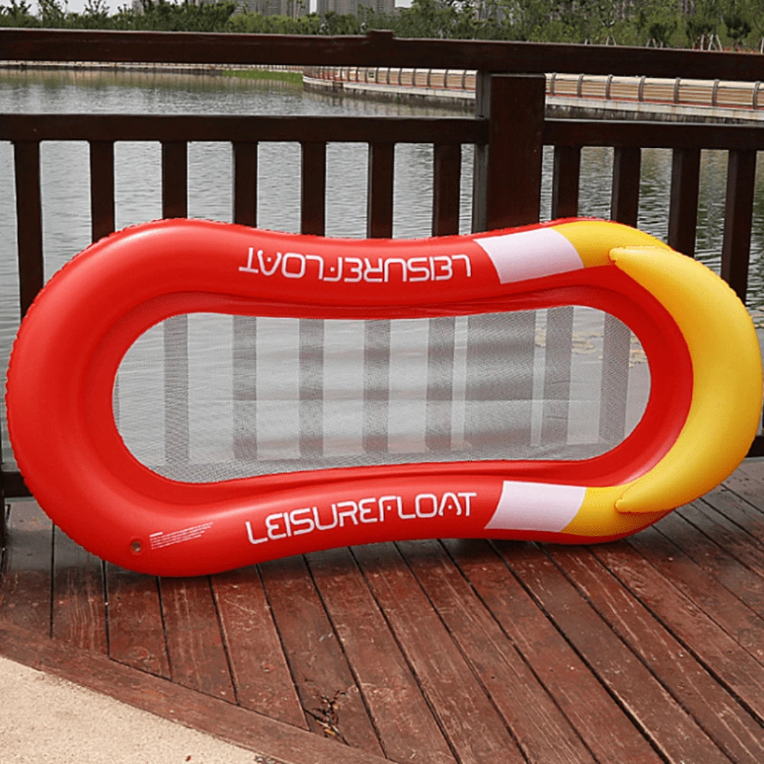 Adult Swimming Pool Recliner Float Bed, Hammock, Inflatable Raft Air ...
