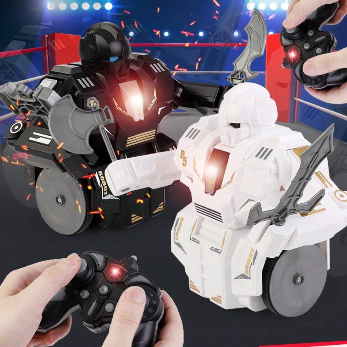 Remote Control Battle Robot, Motion-Sensing Boxing Machine, Two-Person ...