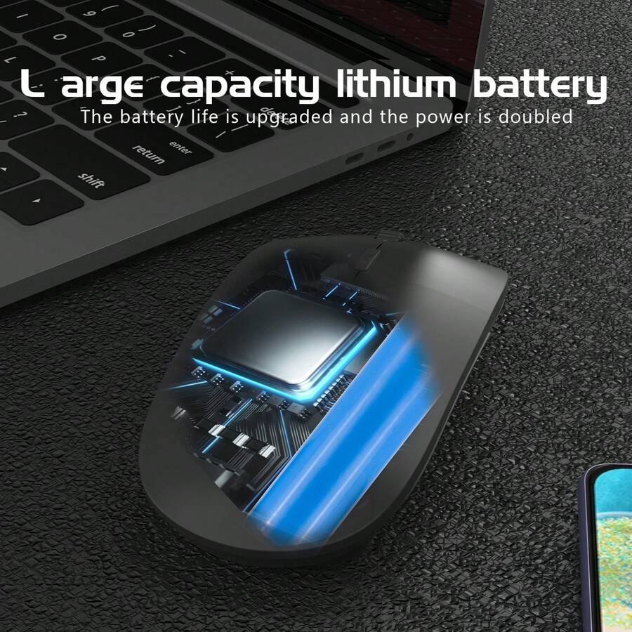 Dual-Mode Tri-Mode 5.0 Silent And Quiet 2.4g Portable Minimalist ...