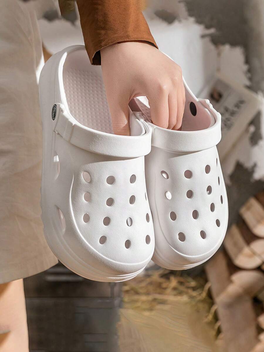 Women's Comfy Wooden Clogs With Soft Footbed, Slip-On Walking Sandals ...