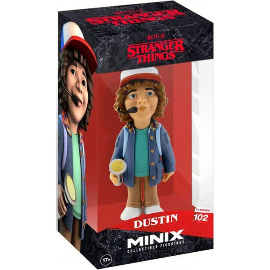 Netflix | Figura Minix Dustin Stranger Things 12cm - Figura ...