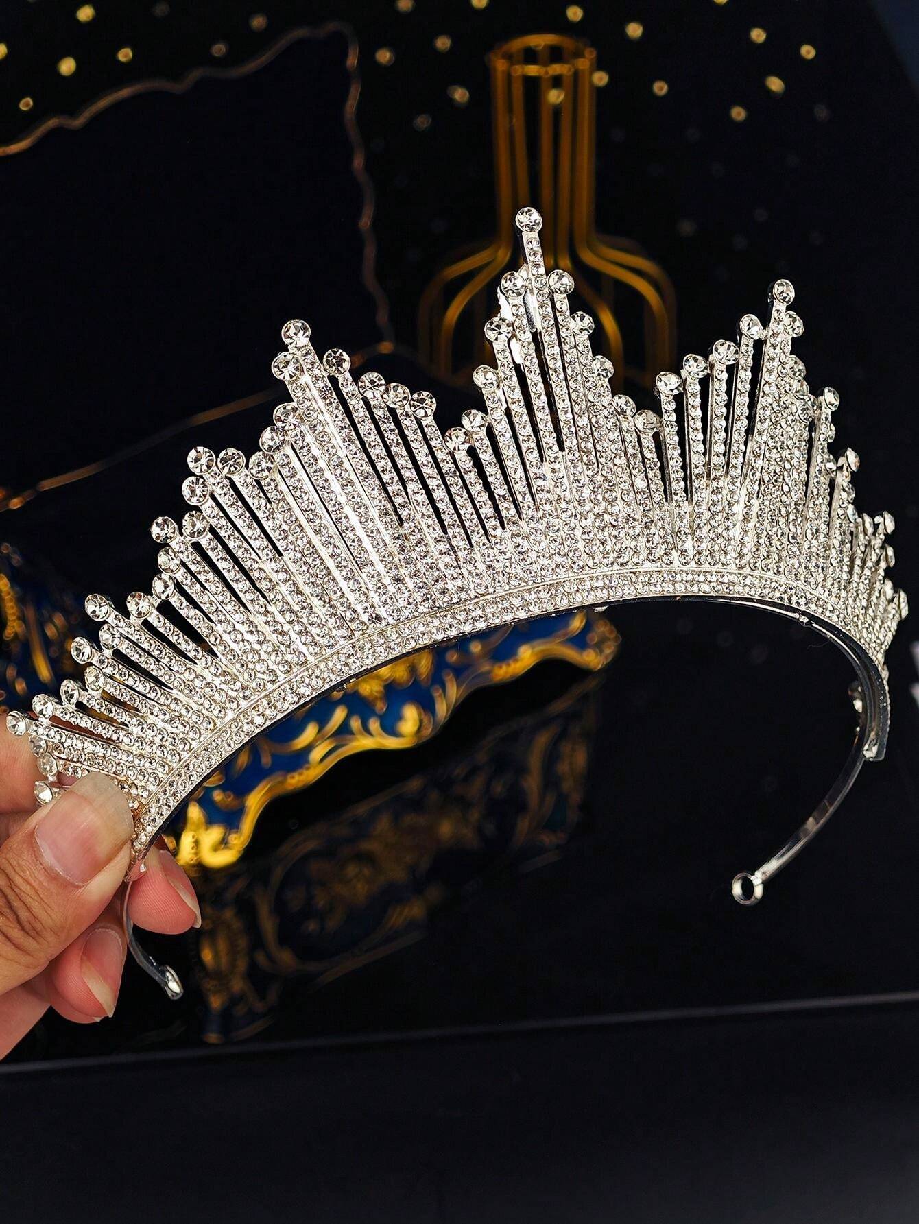 1pc Wedding Tiaras And Crowns For Women Metal Princess Tiara Queen ...