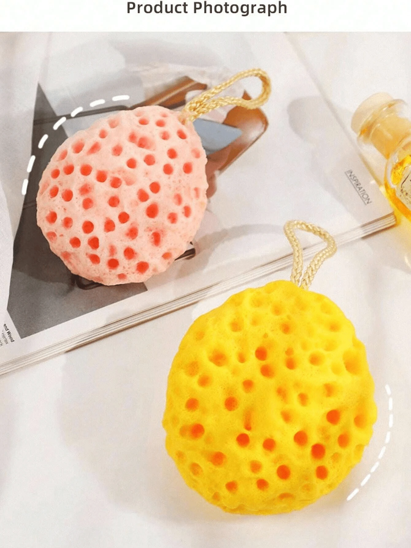 Cheese Shower Sponge Soft And Luxurious Bubble Beehive Bath Ball That ...
