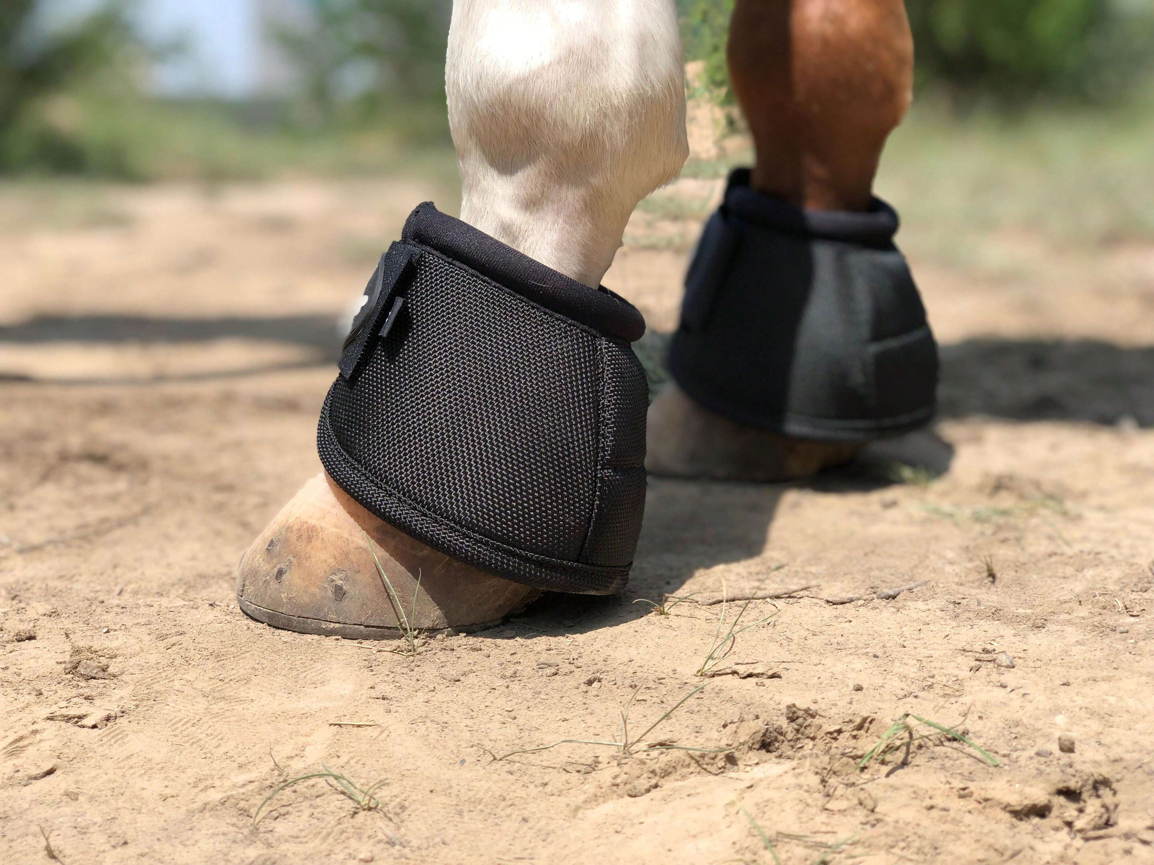 TGW RIDING 2520D Botas de campana para caballos, Botas de campana antivuelco para caballos, Bota ...