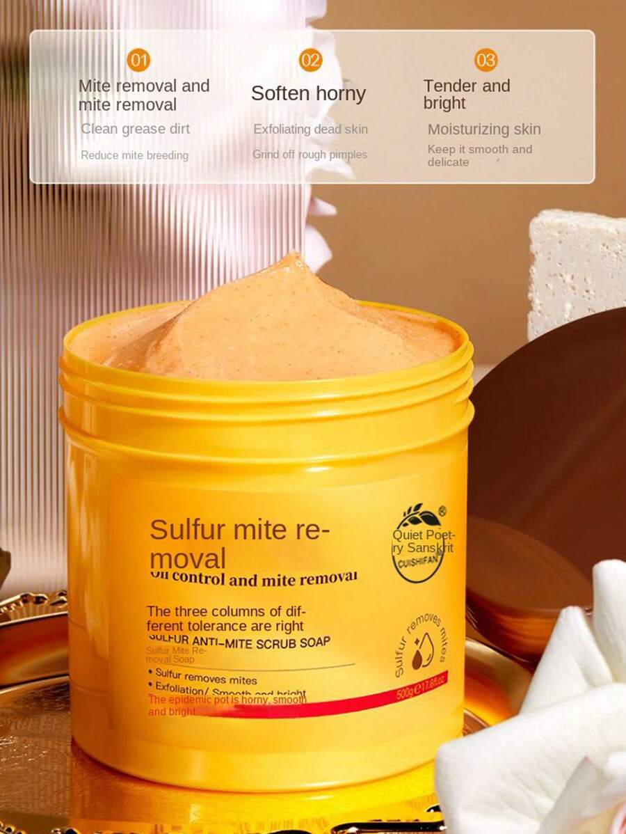 Anti-Mite Exfoliating Scrub Removes Dead Skin And Promotes Body ...