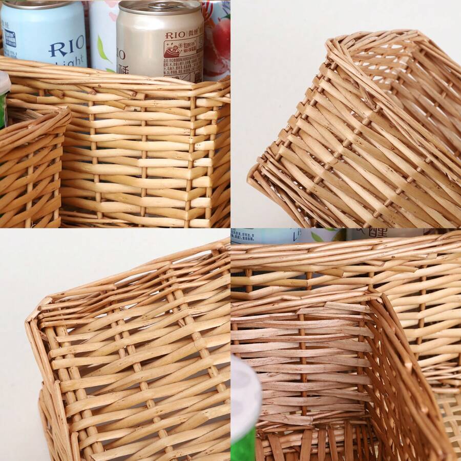 Handwoven Wicker Storage Cubes Shelf Baskets For Organizing | SHEIN EUR