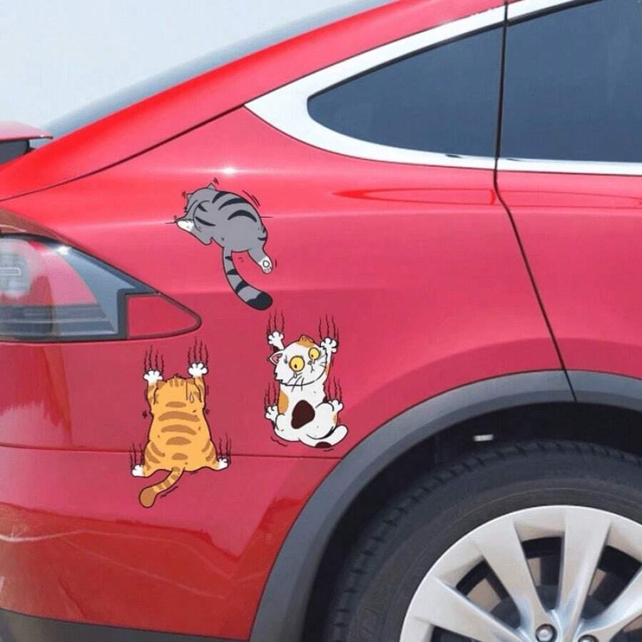 Cute Cat Car Sticker - A Must-Have For Cat Lovers | SHEIN UK