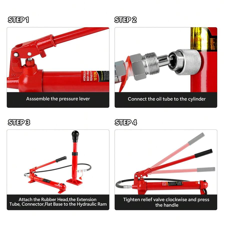 Hydraulic Ram Accreate Jack - Stroke Lifting Cylinder Mini, Power Ram ...