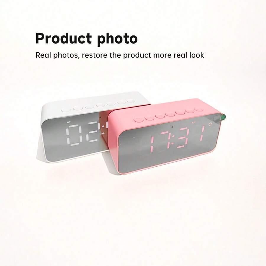 1pc LED Electronic Alarm Clock With Sound Control & Temperature Display ...